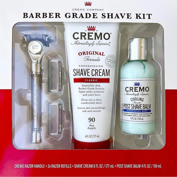 Cremo | Grooming | Cremo Barber Grade Shave Kit Whiteamazonschoicefor ...